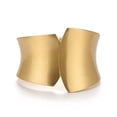 Alloy Chunky Twist Wide Cuff Bangle Hinged Open Bangle for Women Matte ...
