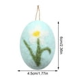 Easter Felt Foam Egg Diy Craft Decoration C1X Egg Ornament For Spring Home Party Decor - Walmart.com