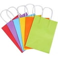 Totowood 12 Pieces Kraft Paper Party Favor Gift Bags with Handle ...