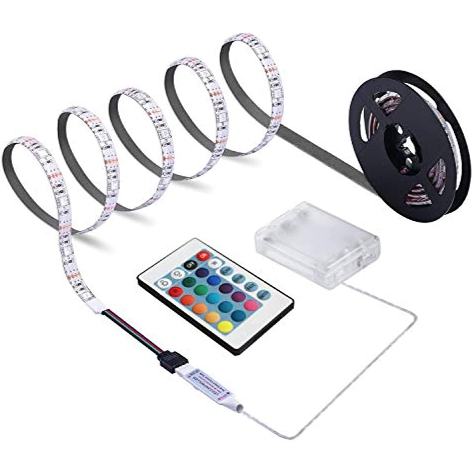 Click here for Graflsoa 5v Rgb Led Strip Light With 24-Key Batter... prices