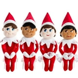 17-inch Light Tone Girl Elf on the Shelf Plushee Pals, Soft Scout Elf ...