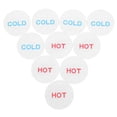 Amosfun 10Pcs Acrylic Hot Water Label Stickers Transparent Water Sign ...