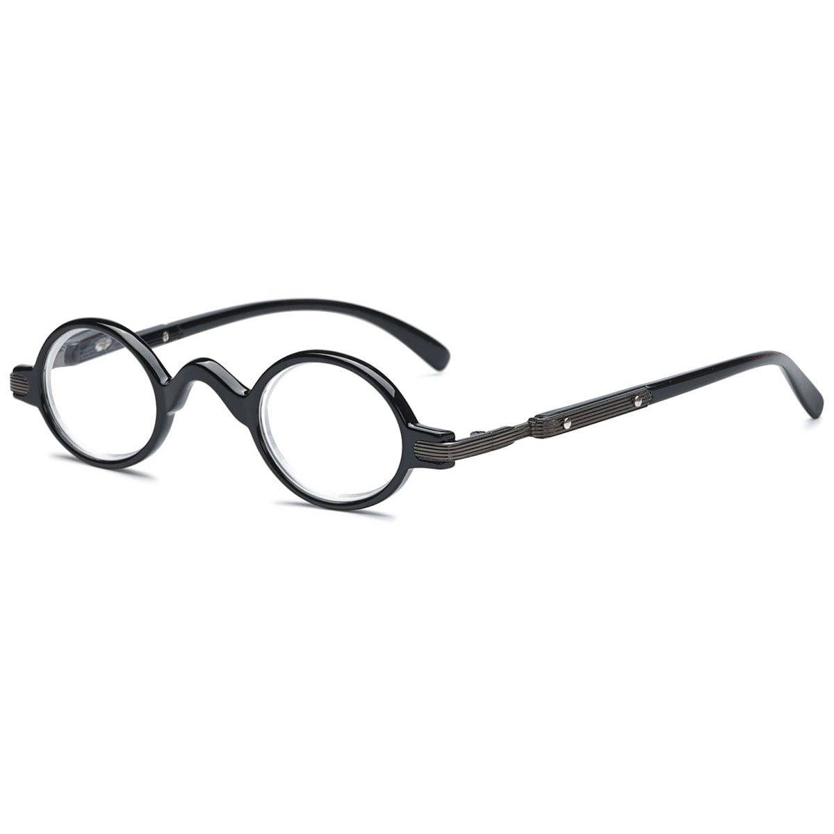MAGIMODAC Retro Oval Reading Glasses Nerd Eyeglasses Eyewear Readers ...