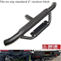 "Kojem Rear Step Bar Bumper Guard with LED Brake Light for 2"" Tow ...