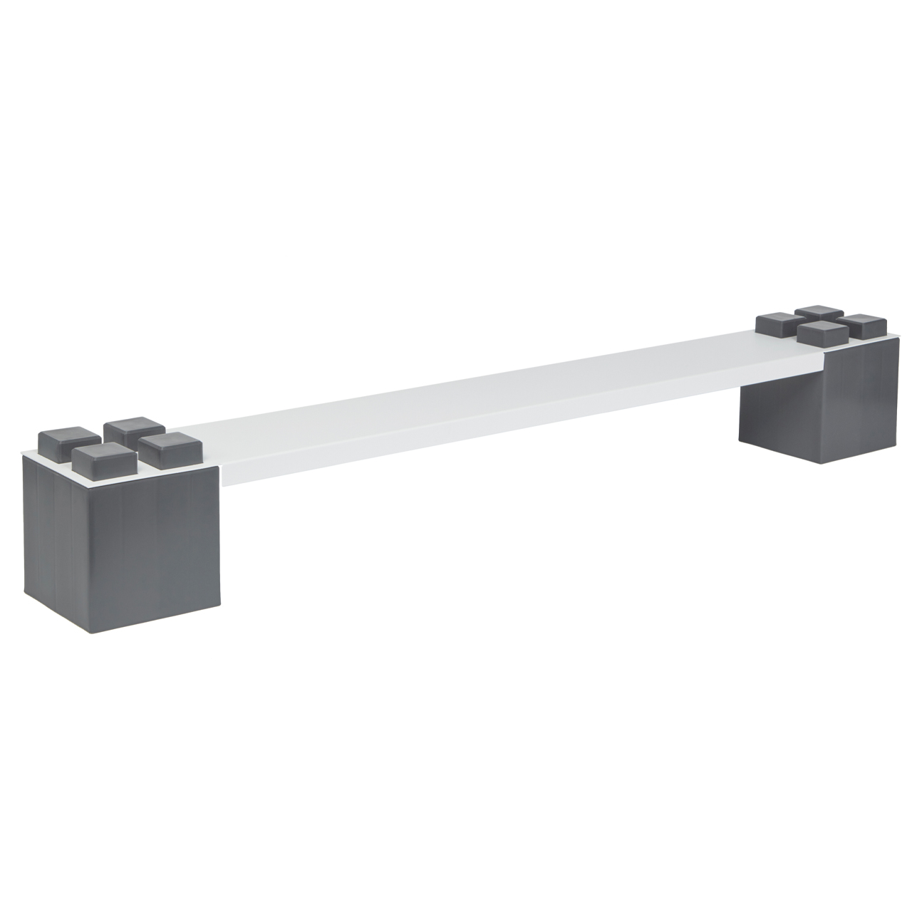 EverBlock 48” Lintel Shelf, Modular Building Block Storage Shelving ...