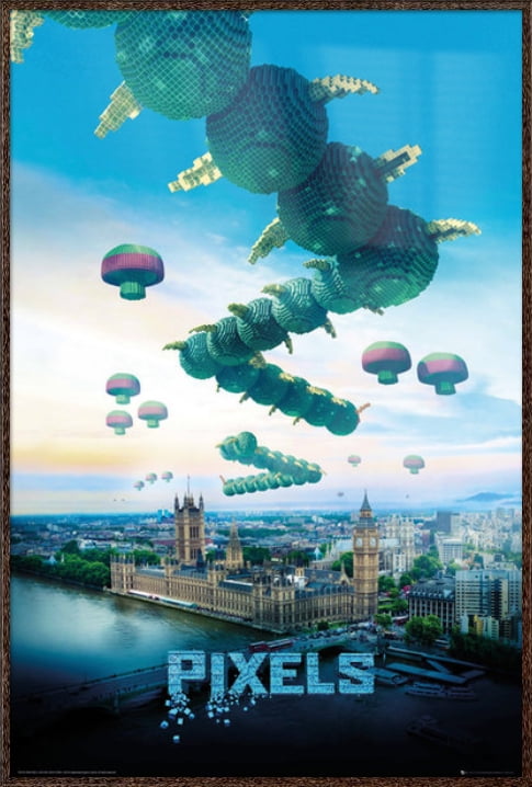 Pixels - Framed Movie Poster / Print (Centipede) (Size: 24" x 36 ...