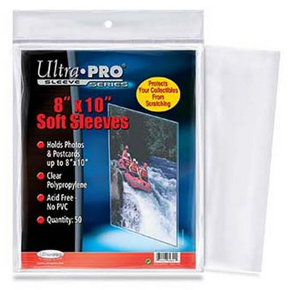 Image Guard 8X10 Photo Sleeves Pack (100 Sleeves P - Walmart.com ...