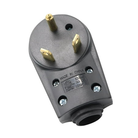 RV 30 Amp Male Replacement Plug - Heavy Duty 30 Amp RV Plug Receptacle ...