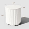 Outdoor Cooler Side Table, 2-in-1 Ice Chest Cool Side Table with ...