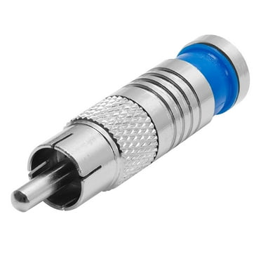 PPC BELDEN SNSD6 Blue RG6 Snap-N-Seal Compression Connectors Pack of 5 ...