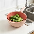 2 Layer Handle Vegetable Washing Drain Basket, Rotatable Multi-Purpose ...