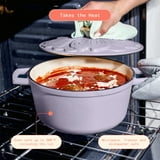 Free Shipping! Beautiful 4 Quart Enameled Cast Iron Dutch Oven with ...