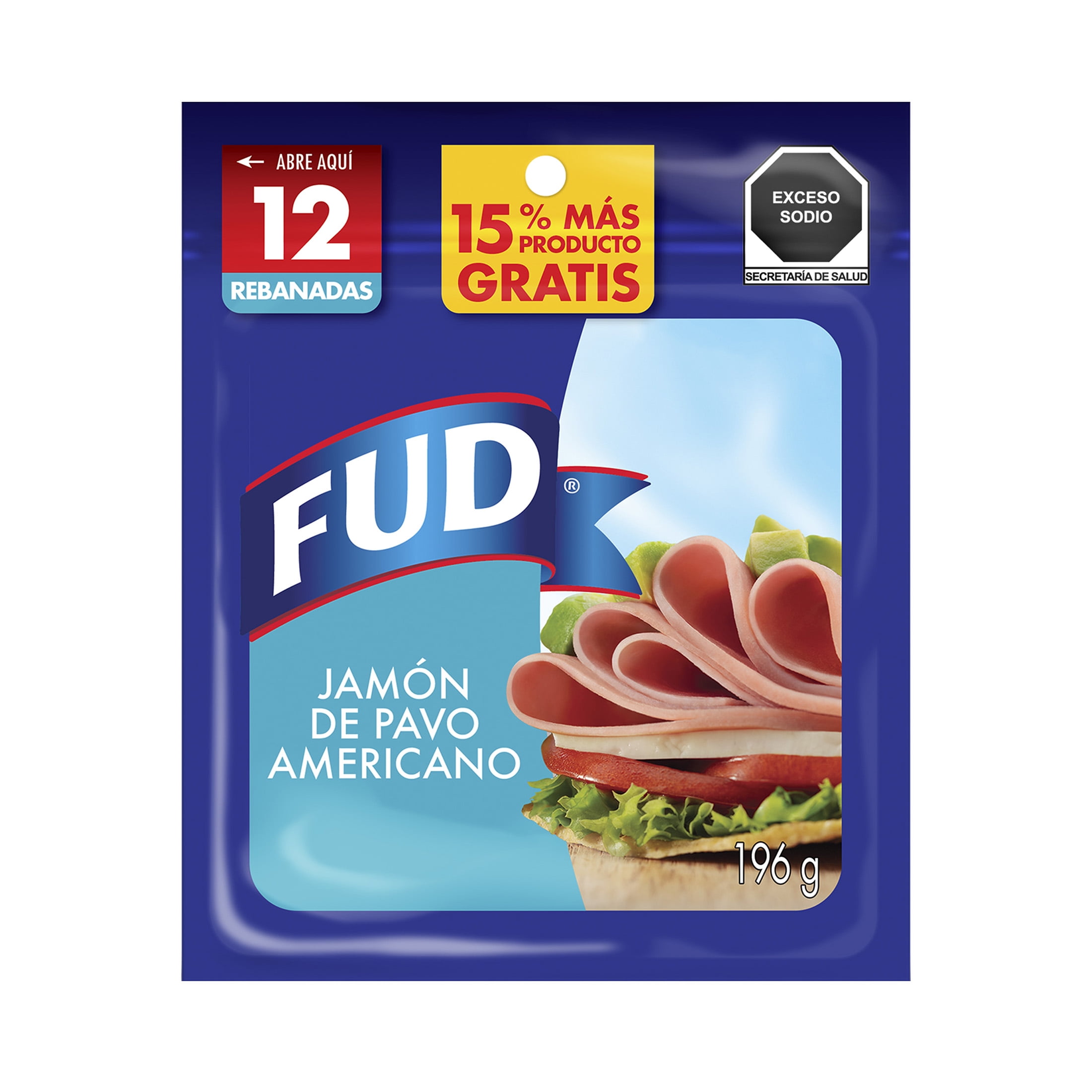 Jamon FUD de Pavo Americano 196 g | Walmart en línea