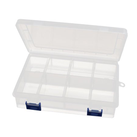 Adjustable 8 Slots Rectangle Chip Electronic Parts Storage Box Case ...