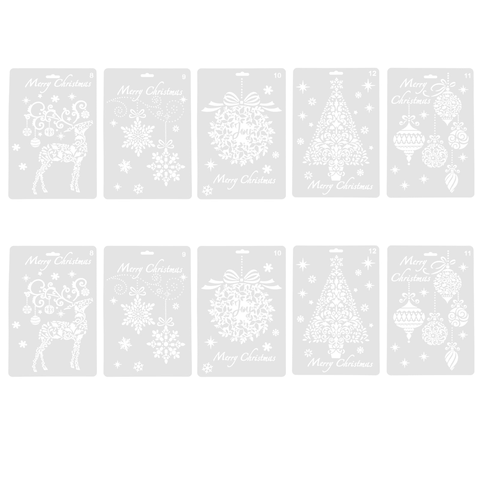 Click here for Miangastore Painting Stencil Templates Plastic 10p... prices