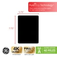 GE Pro Flat Panel Indoor TV Antenna, 40 Mile Range, VHF/UHF, 33688 ...