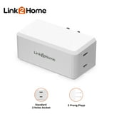 Link2Home Wireless Remote Control Outlet, Compact Plug, 100ft Range ...
