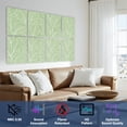 8 Pack Art Acoustic Panels Sound Absorbing Leafy Botanical Subtle ...
