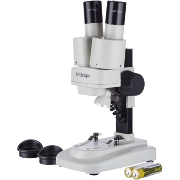AmScope LED Digital Microscope with 3D Stage, 40X-2500X Binocular ...