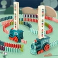 SJXHJH Pull Train Set Automatic Train Toy Set Kids Train Set With Sound ...