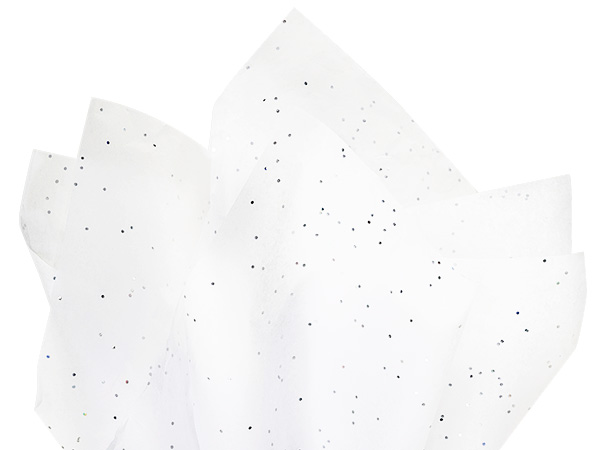 Pack Of 200, Solid White Diamond Gemstone Tissue Paper 20" X 30" Sheets ...