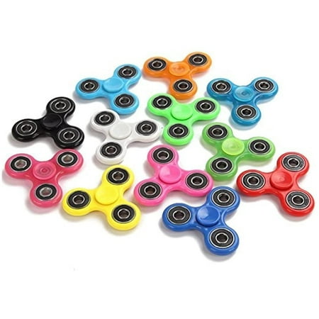Hand Spinners 25 PC Color Bundle Bulk EDC Tri-Spinner Desk School Toy ...