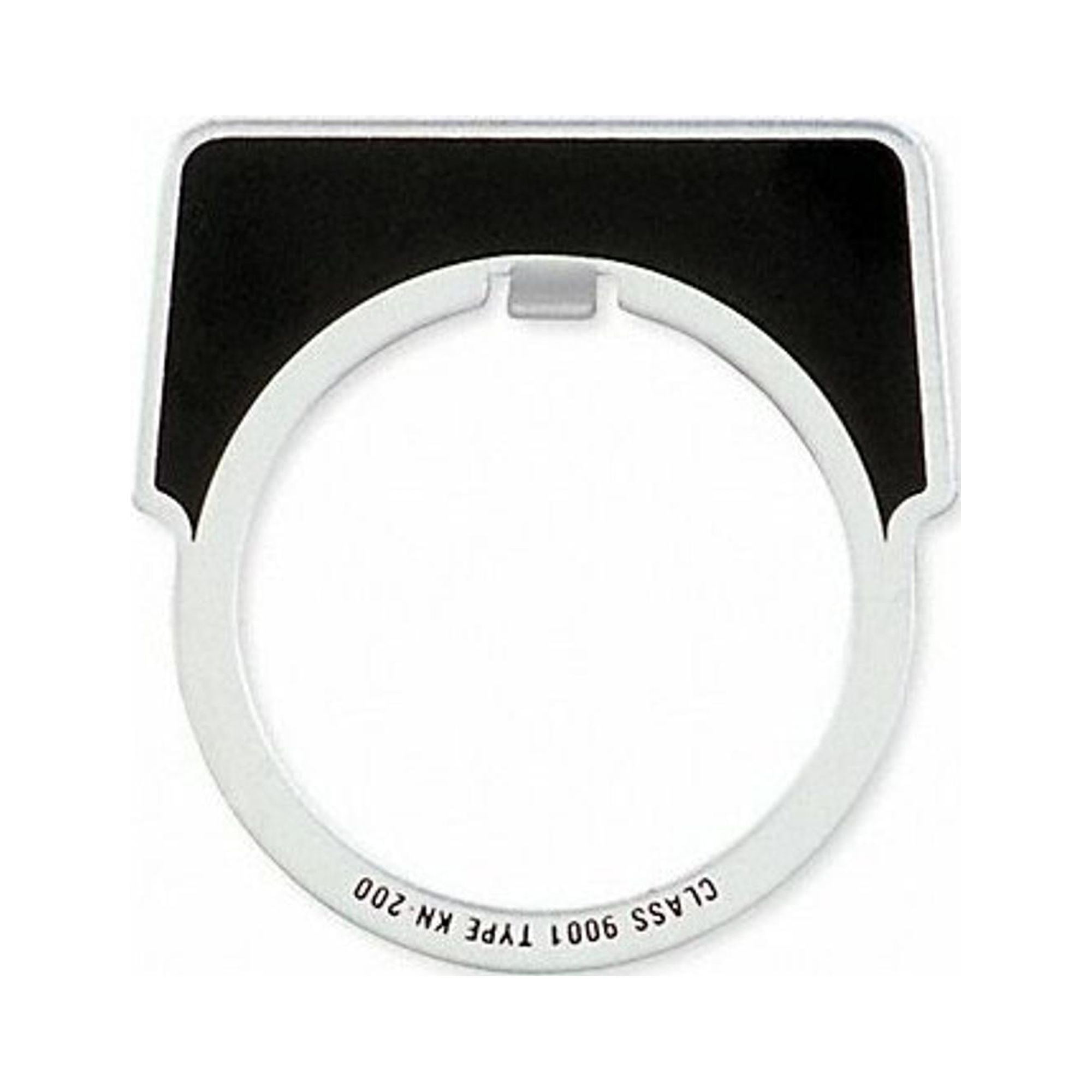 Schneider Electric Blank Legend Plate,Half Round,Black 9001KN300 ...