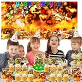 Bowser King Koopa Party Decor Decorations Plates Movie Background Cake ...