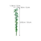 Hemoton 10Pcs Miniature Bamboo Trees Bamboo Trees Model Micro Landscape ...