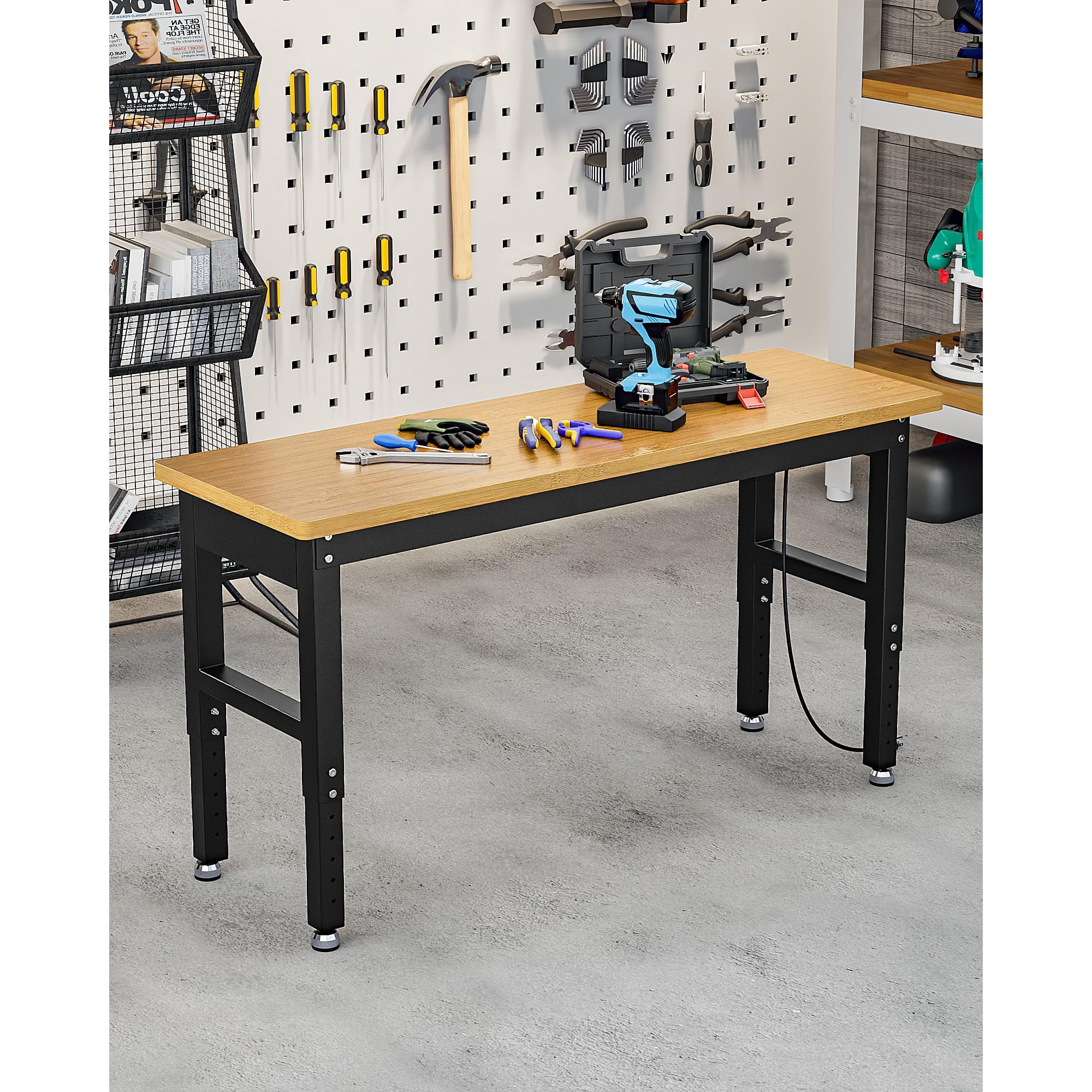 Click here for Outop 60 Adjustable Workbench  2200 Lbs Capacity S... prices