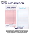 Stock Your Home Pink Guest Check Books for Servers (160 Pack) Server ...