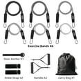 WEIJIETONG Adjustable Resistance Bands with Handles for Muscle Building ...