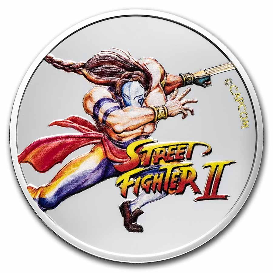 2021 Fiji 1 oz Silver Street Fighter II 30th Anniversary: Vega - Walmart.com