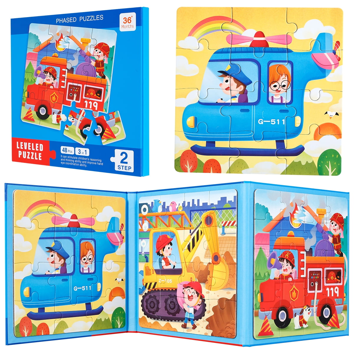 CIVG Magnetic Puzzles for Kids Animal Vehicle Jigsaw Puzzles Kids ...