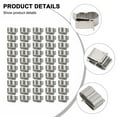 For 2x6mm Solar Panel Wire Clips Stainless Steel Cable Clamps for PV ...