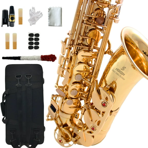 Winado Mid-range Alto Drop E Lacquered Golden Saxophone for School ...