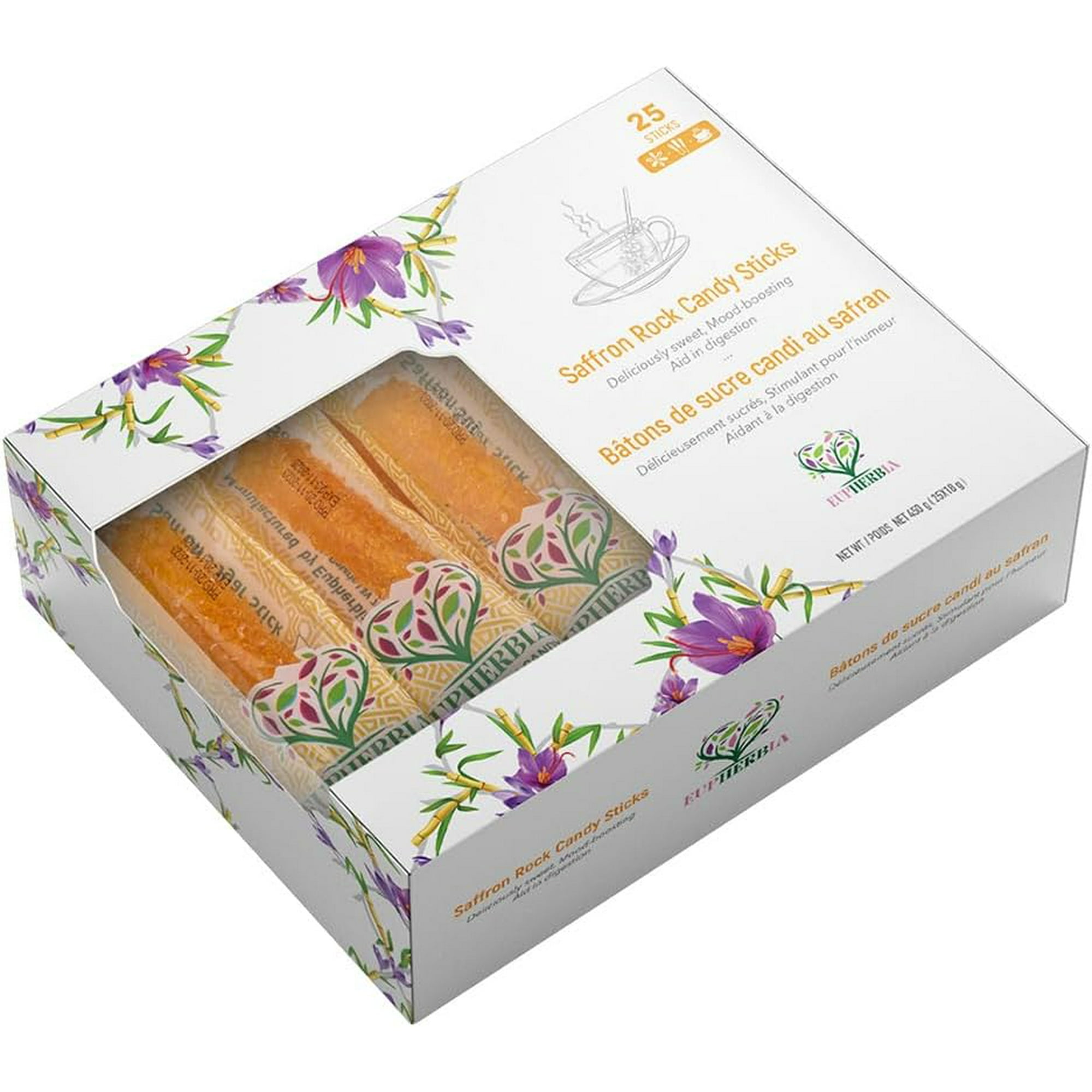 Click here for Eupherbia Saffron Rock Candy Sticks  Handcrafted S... prices