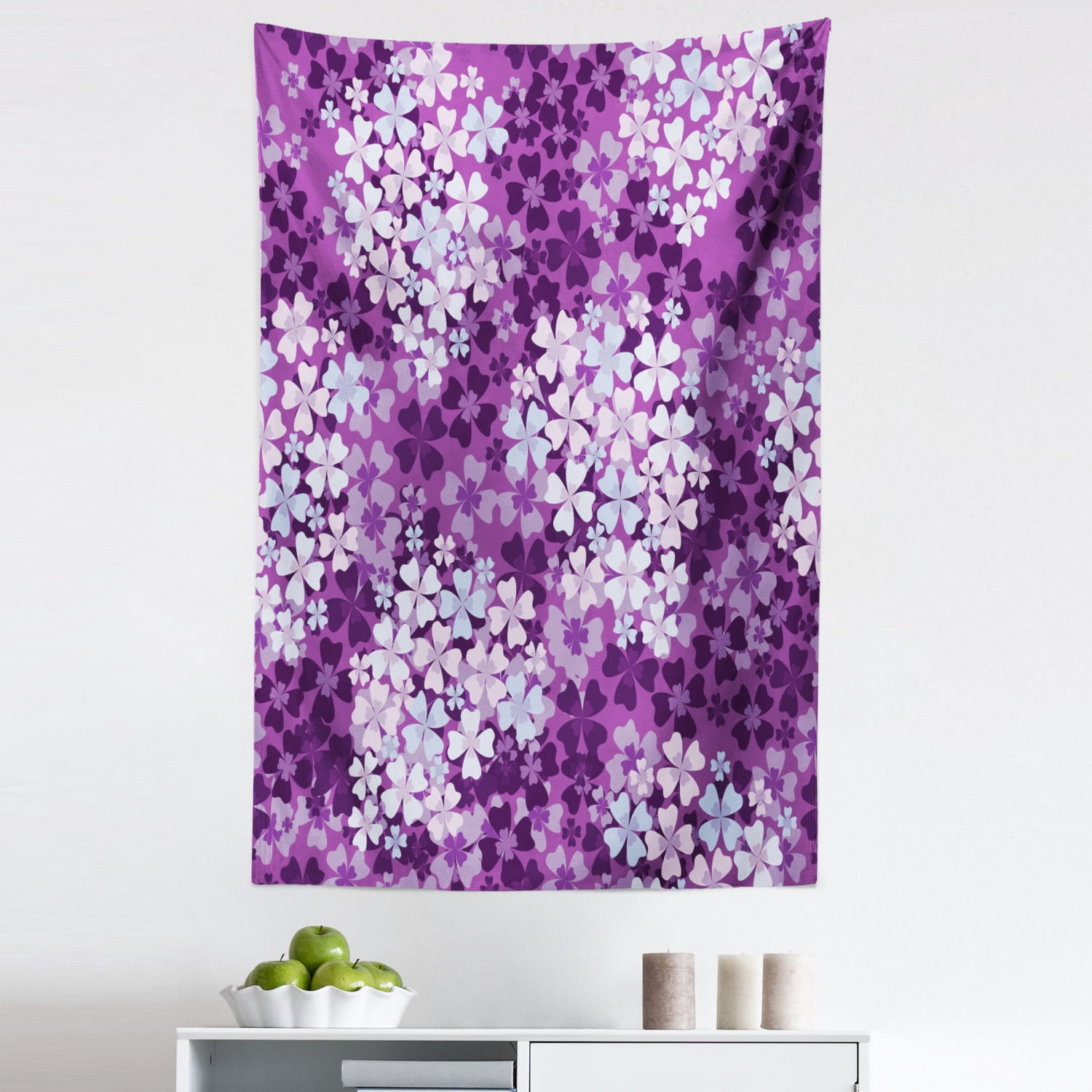Flowers Tapestry, Lilacs Illustration Greenery Field Freshness ...