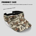 HELLHERO Adjustable Sports Visor Hat for Running Hiking, Polyester ...