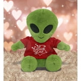 DolliBu I LOVE YOU Super Soft Alien Plush- Cute Alien Stuffed Outer ...