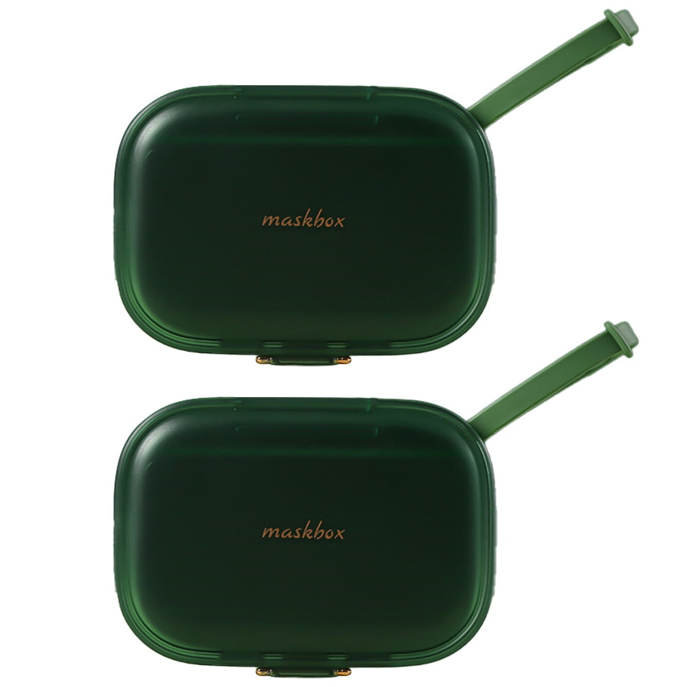 Disposable Face Masks Organizer Dust-proof Storage Box for Mask ...