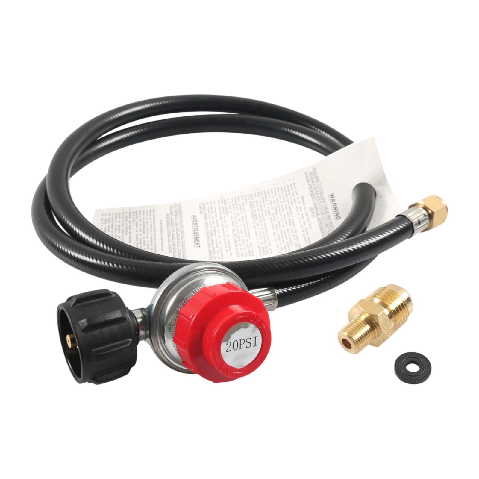 Regulador de propano ajustable y reemplazo de manguera de 0 a 20 PSI ...