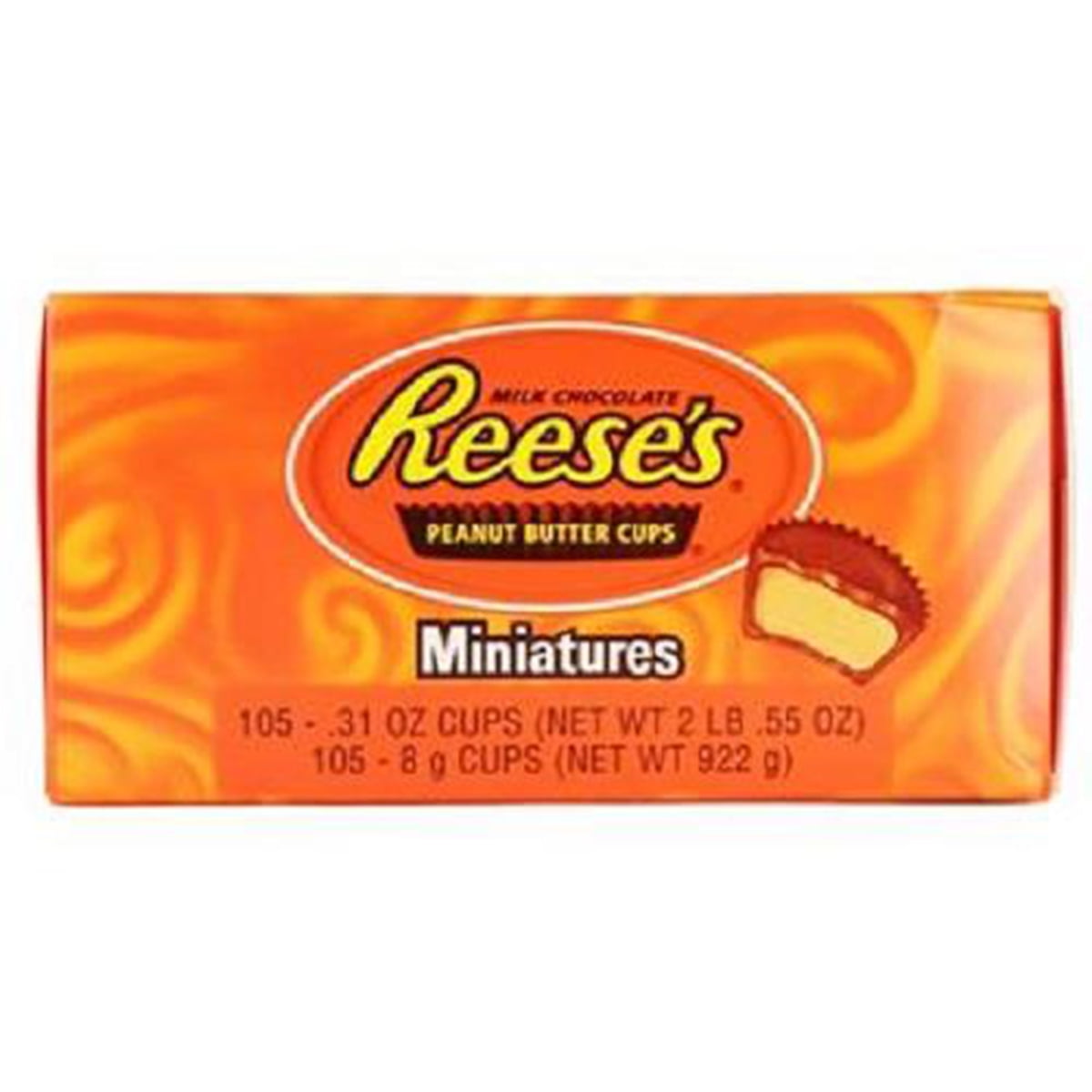 Reese's Miniature Peanut Butter Cups 105 Count - 0.31 oz - Walmart.com