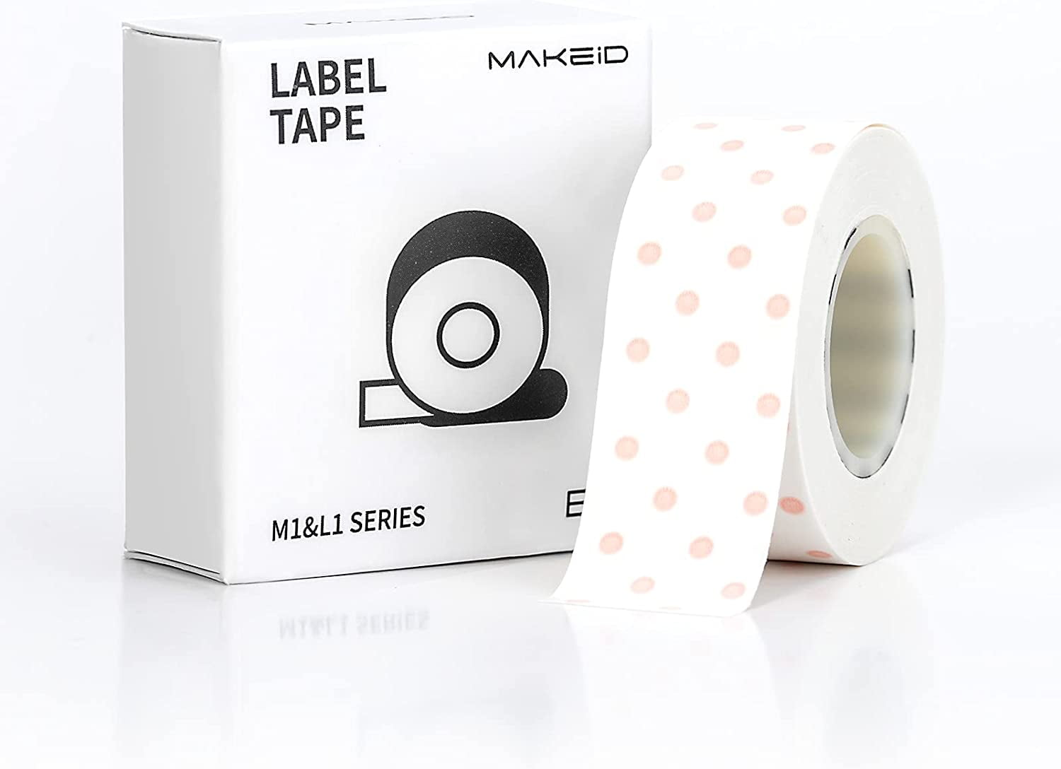 MakeID White Label Maker Tape Adapted Label Print Paper Refills ...