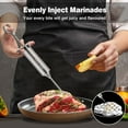 Meat Injector Syringe Kit with 3 Professional Marinade Injector Needles for BBQ Grill Smoker ...