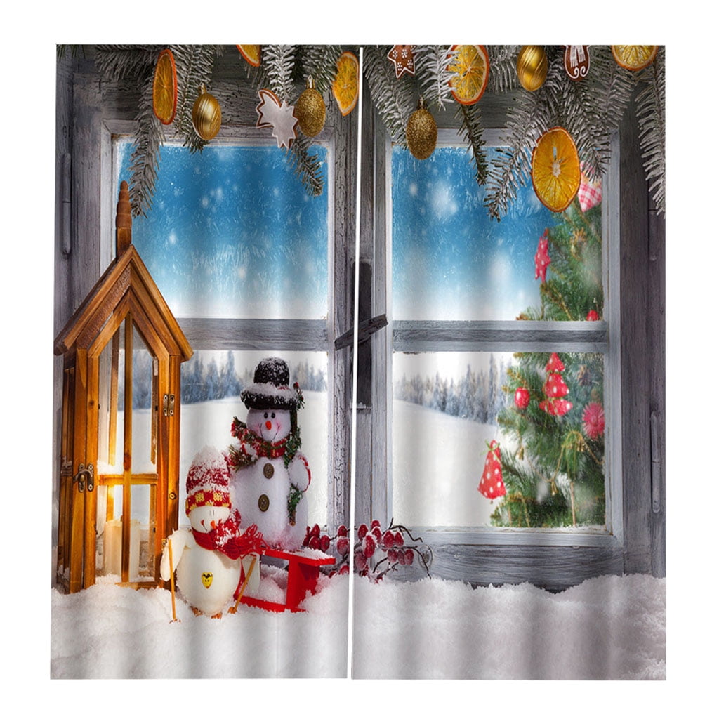 Click here for Lipstore 79x67 Christmas Curtain Set Children Room... prices