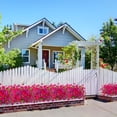 Artificial Morning Glory and Eucalyptus Flowers, Hot Pink Purple, 12 ...