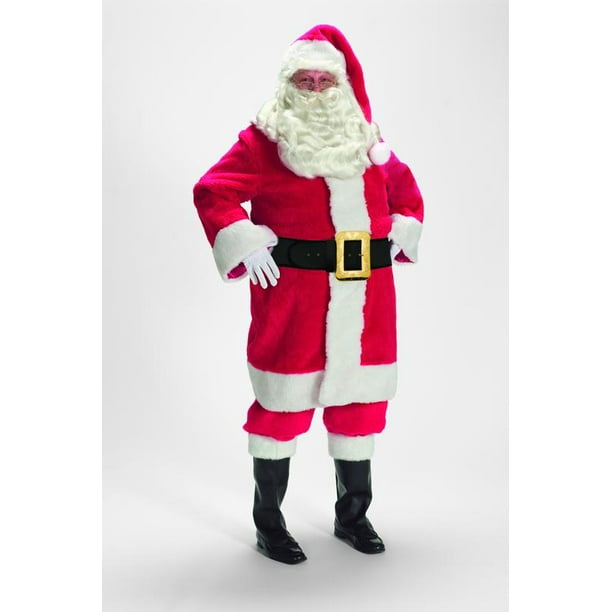 7-Piece Deluxe Red Father Christmas Costume - Adult Size XXXL - Walmart ...