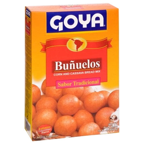 Goya Bunuelos Traditional Corn and Cassava Bread Mix, 14.11 oz ...