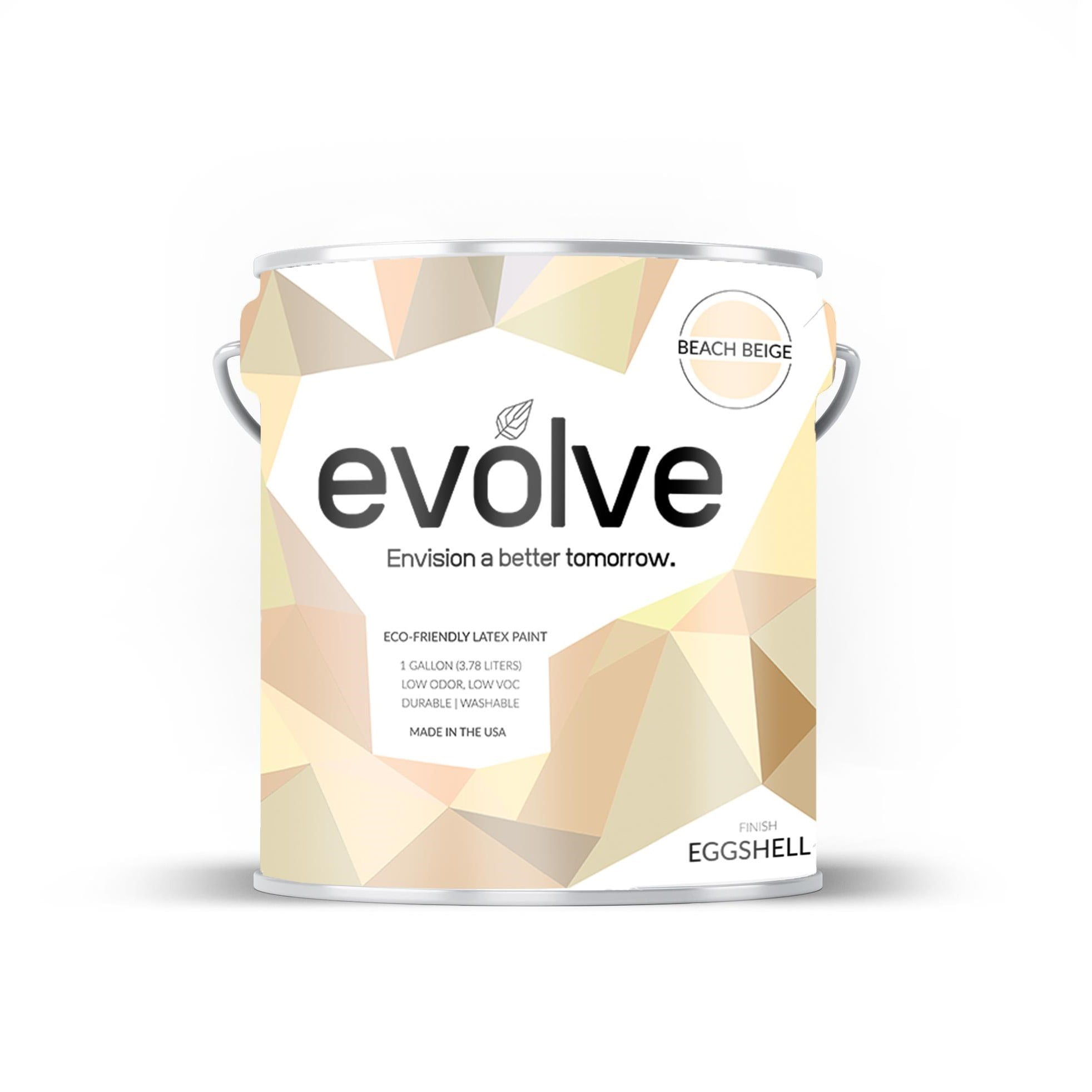 Evolve Interior Exterior Latex Eggshell Finish Beach Beige (1G ...